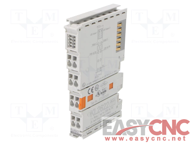 EASYCNC ONLINE SHOPPING BECKHOFF KL2622 Bus Terminal 2-channel relay ...