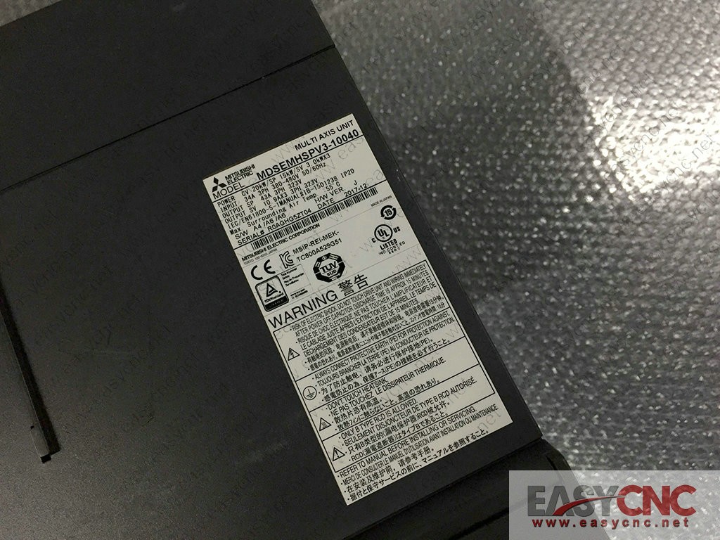 EASYCNC ONLINE SHOPPING MDSEMHSPV3-10040 Mitsubishi spindle amplifier ...