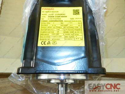 EASYCNC ONLINE SHOPPING A06B-2205-B000 Fanuc ac servo motor aiF 2/5000 new and original