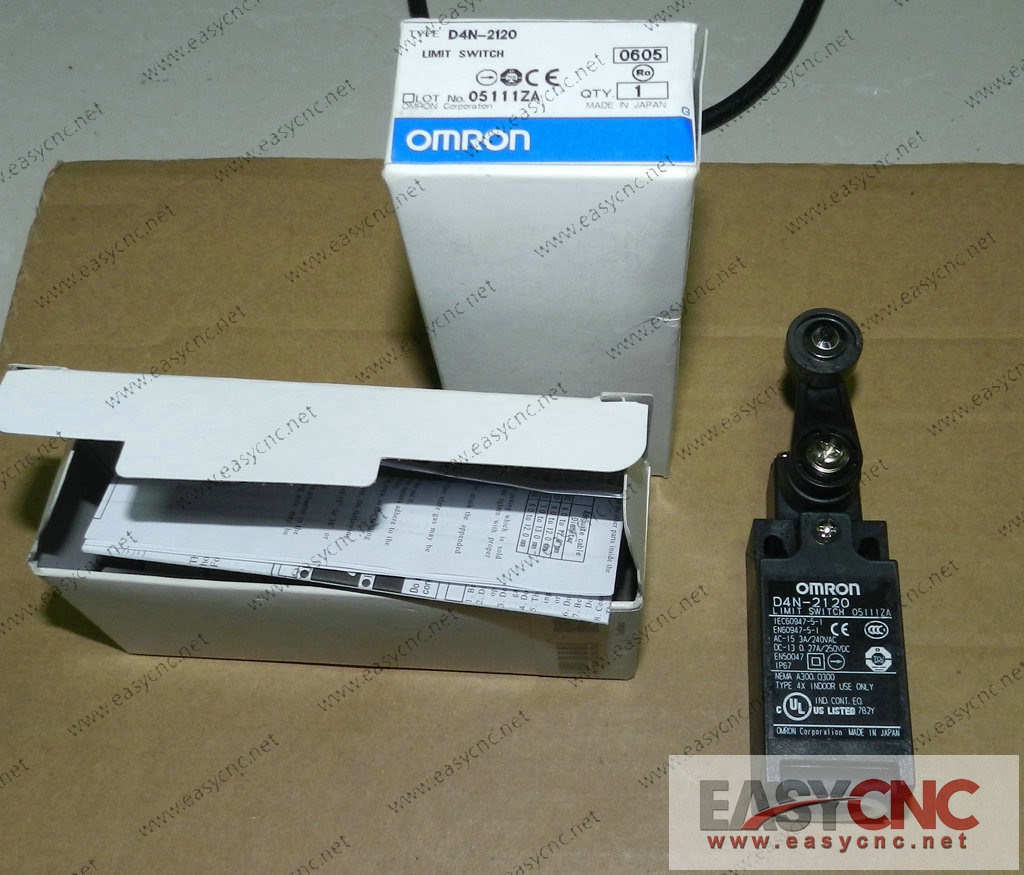 EASYCNC ONLINE SHOPPING D4N-2120 Omron Limit Switch New And Original