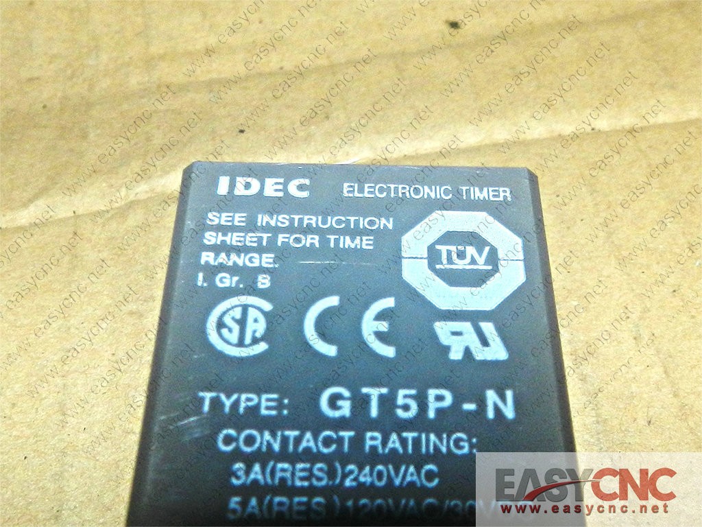 EASYCNC ONLINE SHOPPING GT5P-N IDEC ELECTRONIC TIMER USED