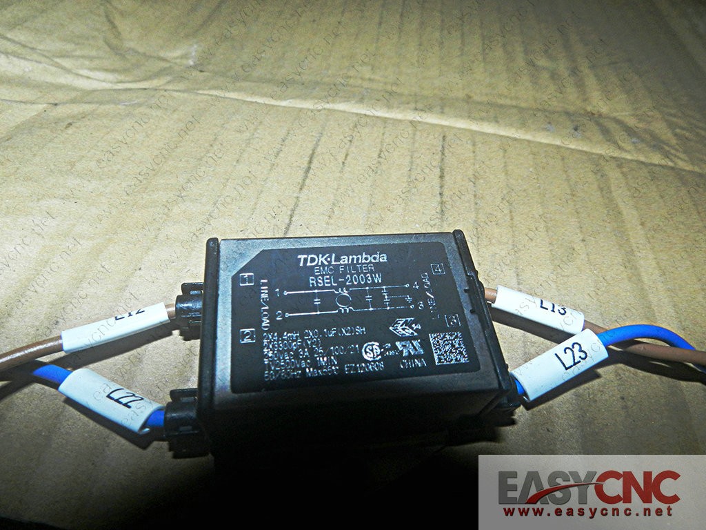 EASYCNC ONLINE SHOPPING RSEL-2003W TDK EMC FILTER USED