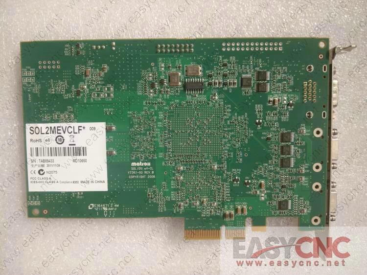 EASYCNC ONLINE SHOPPING SOL2MEVCLF Matrox video capture card used