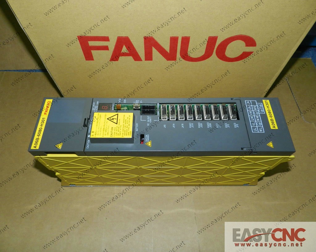 EASYCNC ONLINE SHOPPING A06B-6080-H301 Fanuc servo amplifier used
