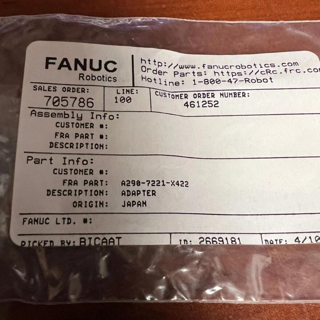EASYCNC ONLINE SHOPPING A290-7221-X422 Fanuc Adapter New