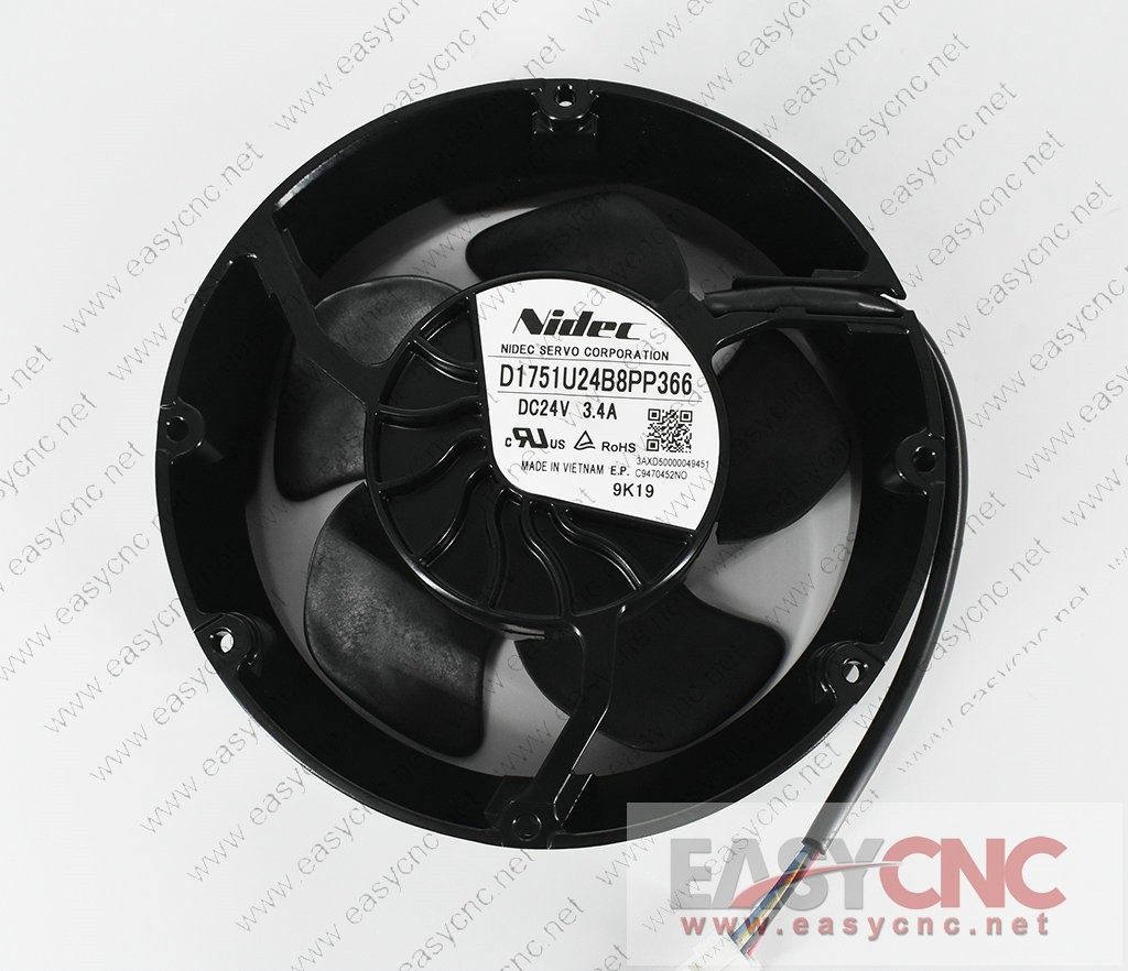 EASYCNC ONLINE SHOPPING D1751U24B8PP366 NIDEC FAN NEW AND ORIGINAL