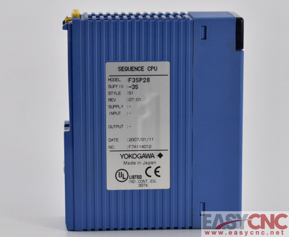EASYCNC ONLINE SHOPPING YOKOGAWA F3SP28-3S SEQUENCE CPU USED